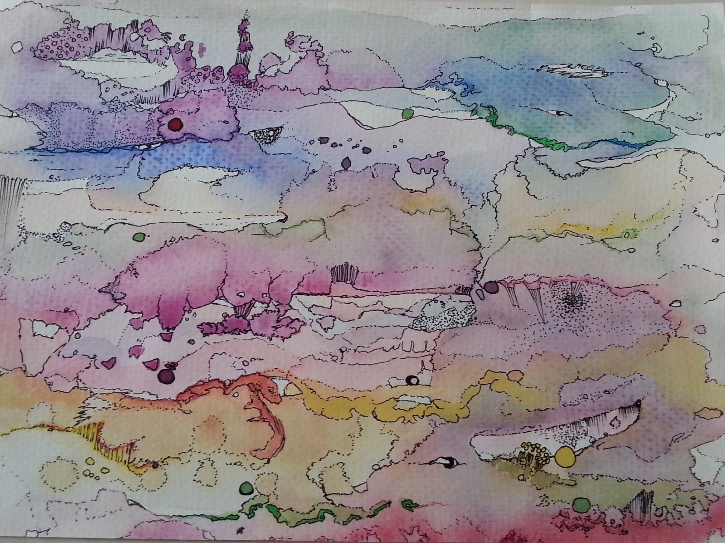 Inspiration for a series of drawings began in China – ArtTuzi